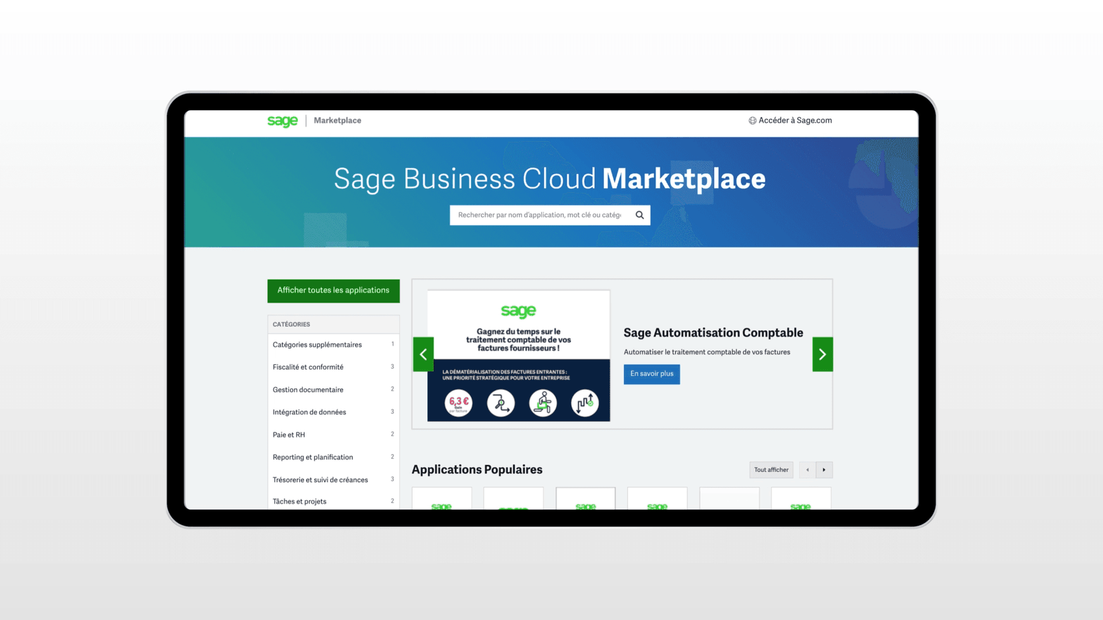SAGE - ISV : Présentation de l'application | Design Me